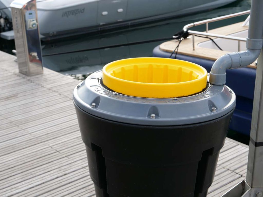 Floating Litter Collection Devices Installed at Toledo Skyway Marina ...